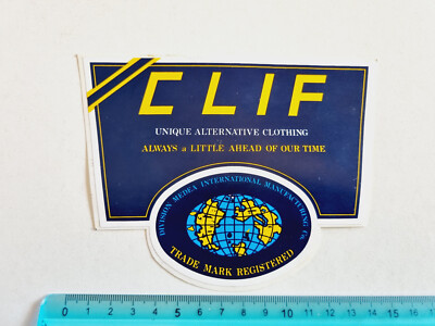 Clif Sticker Adhesive Vintage 80s Original | eBay