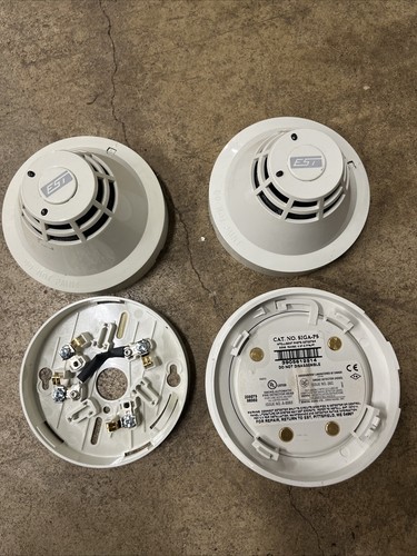 3 Pack Edwards EST SIGA-PS Intelligent Photoelectric Smoke Detector ...