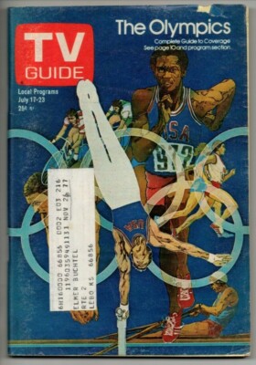 TV Guide Magazine July 17 1976 The Olympics Lawrence Welk Theme Songs ...