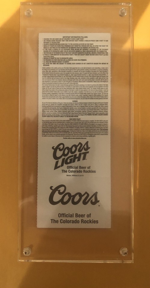 Barry Bonds 762 Home Run Record Full Ticket Season 9/5/2007 | eBay