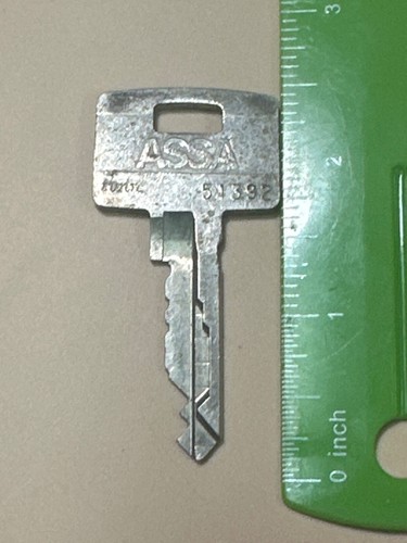 Vintage ASSA High Security KEY #51392 | eBay