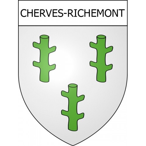 Cherves-Richemont 16 ville Stickers blason autocollant adhésif | eBay