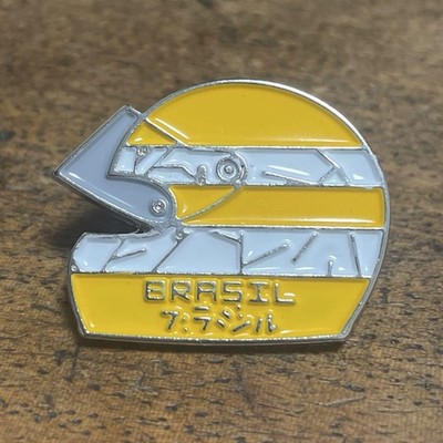 Osaka Kansai Expo 2025 Brazil F1 Ayrton Senna Staff Pin Badge Rare | eBay
