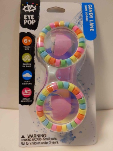 Eye Pop Lane Uv Candy Lane Mirrored Protection Goggles 7+ Lens Kids New ...