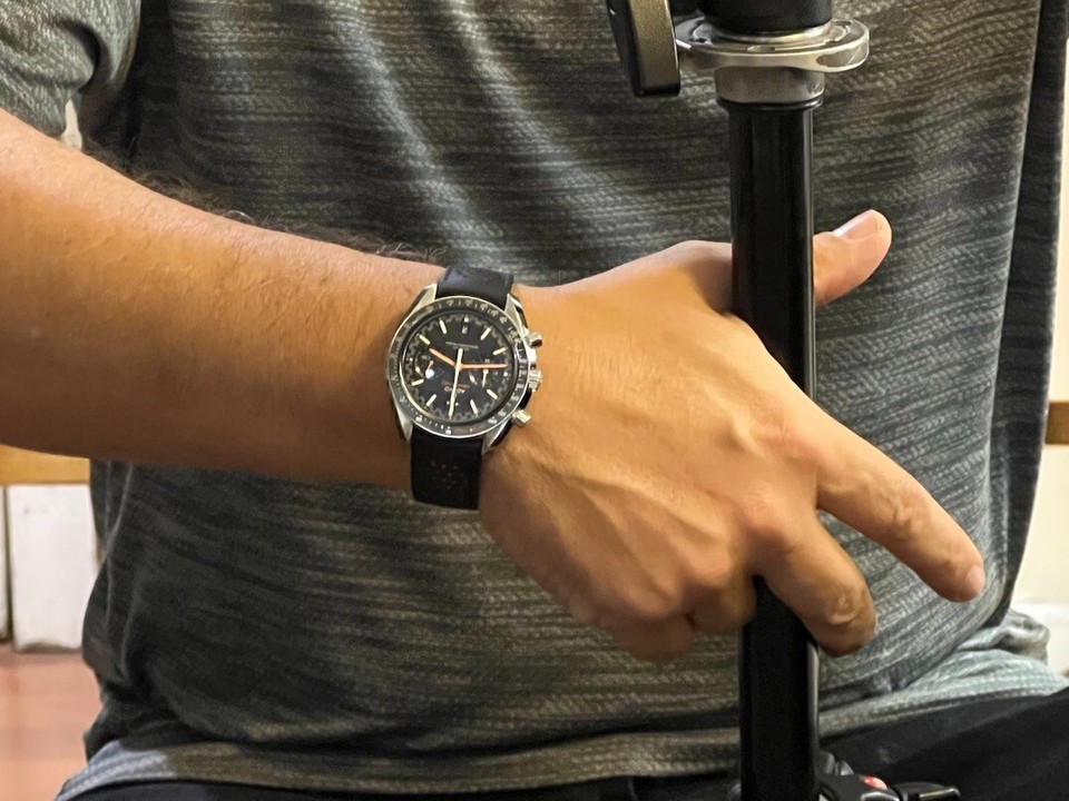 OMEGA Speedmaster RACING CHRONOGRAPH Black Orange Accents 44.25mm Box ...