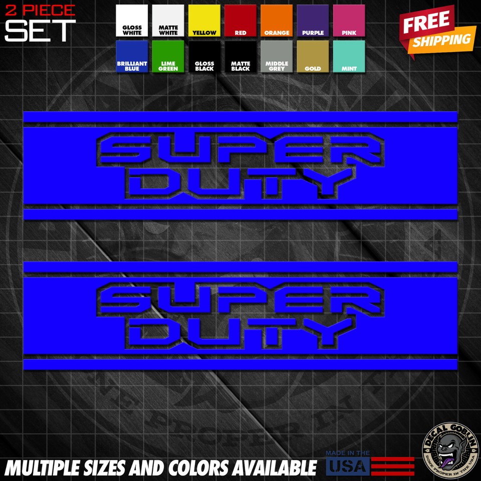 Vinyl Stickers Decal Graphics For Ford F250 F350 Fits Super Duty Truck ...