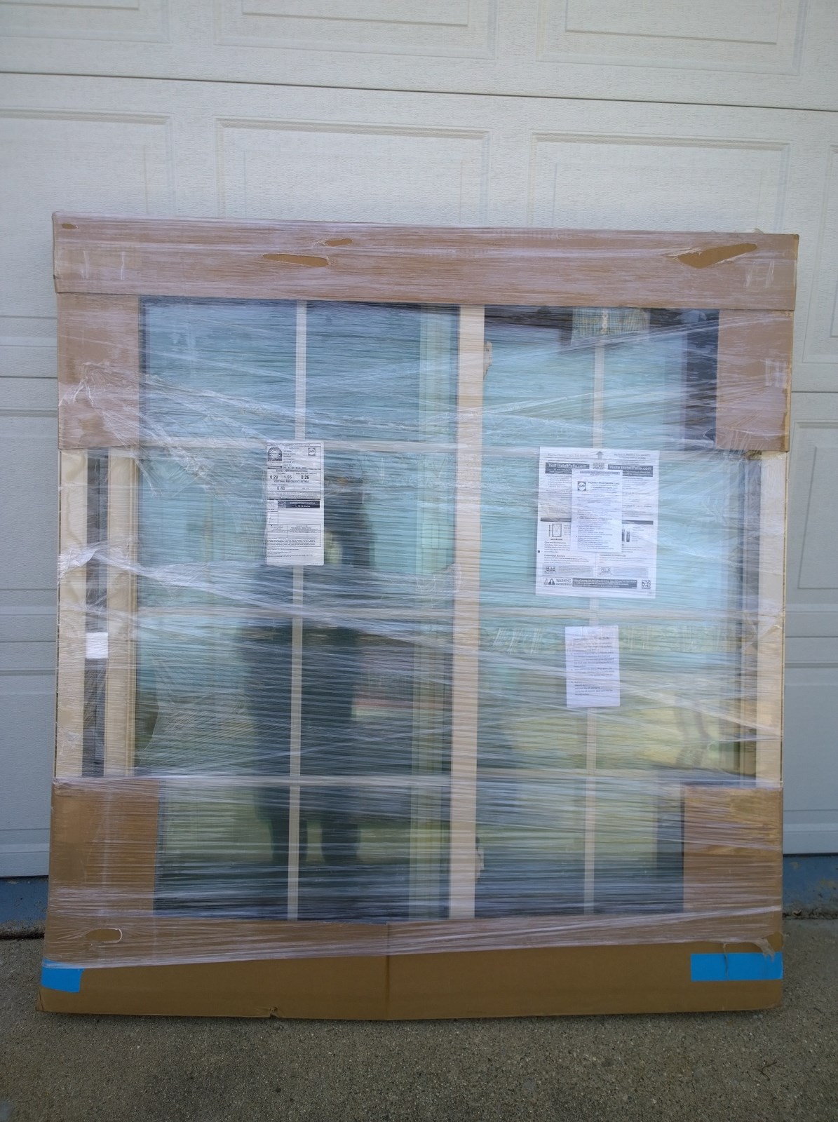 NEW: Premium PELLA Almond-Color Vinyl Semi-SLIDER Home WINDOW (52" W x ...