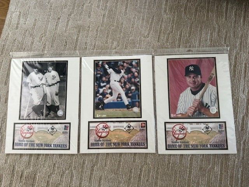 LOT OF 3 New York Yankees Yankee Stadium 2002 USPS Photo GEHRING ...