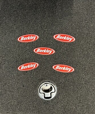 5 Pack Berkley Logo Vinyl Sticker Decal Fishing Boat Lures Bait | eBay
