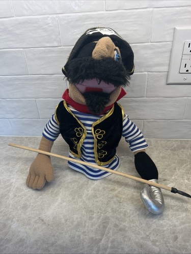 Pirate Barnacle Bart Hand Puppet Melissa & Doug With Rod | eBay