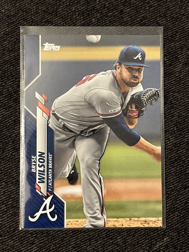 2020 TOPPS UPDATE ROYAL BLUE PARALLEL BRYSE WILSON ATLANTA BRAVES RARE ...