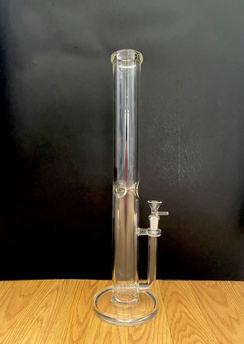 Hookah Water Pipe Straight inline Perc Heavy Glass Bong 18” Glass 50.5 ...