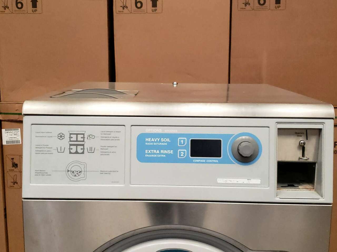Wascomat Coin-Op Front Load Washer Model: W630CC, S/N: 00521/0140194 | eBay