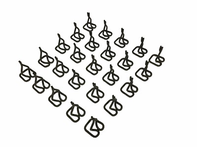 25pc Mopar Trim Molding Clips / Hood To Cowl / Splash Shield Fasteners ...