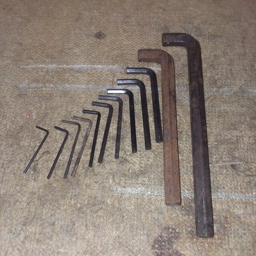 Assorted Allen Hex Wrenches 12pcs Steel Mechanics Tools | eBay