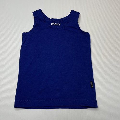 Girls,Boys size 1, Bonds, blue stretchy chesty singlet top, EUC | eBay ...