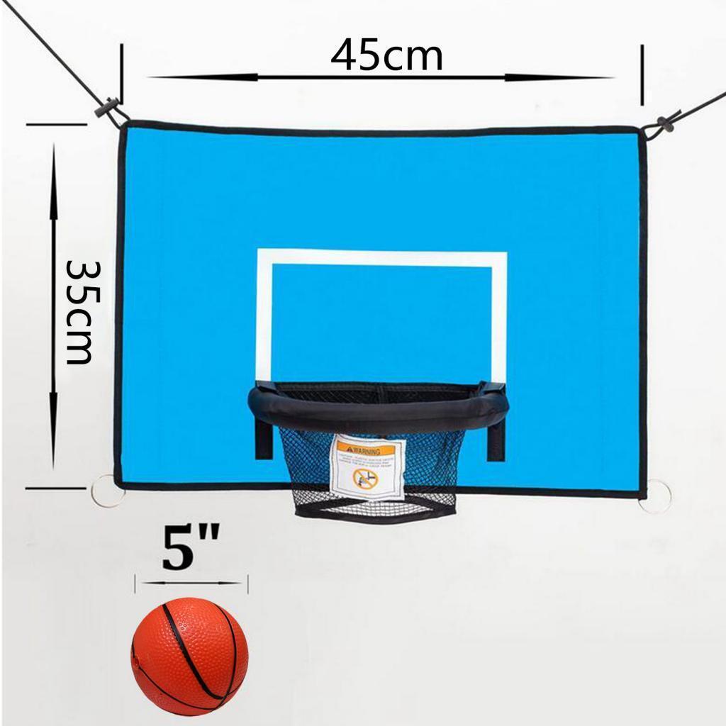Trampoline Basketball Hoop Attachment 14FT Trampoline Basketball