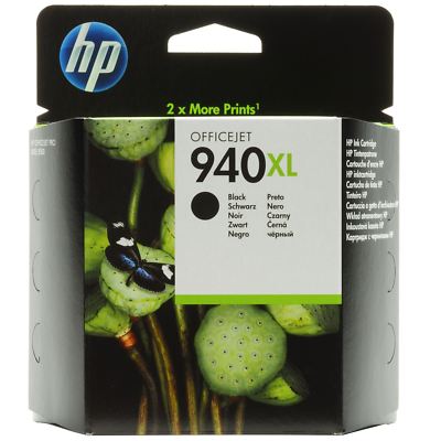 2x original HP 940XL schwarz C4906AE C4906A Officejet Pro 8000 850 neu ...