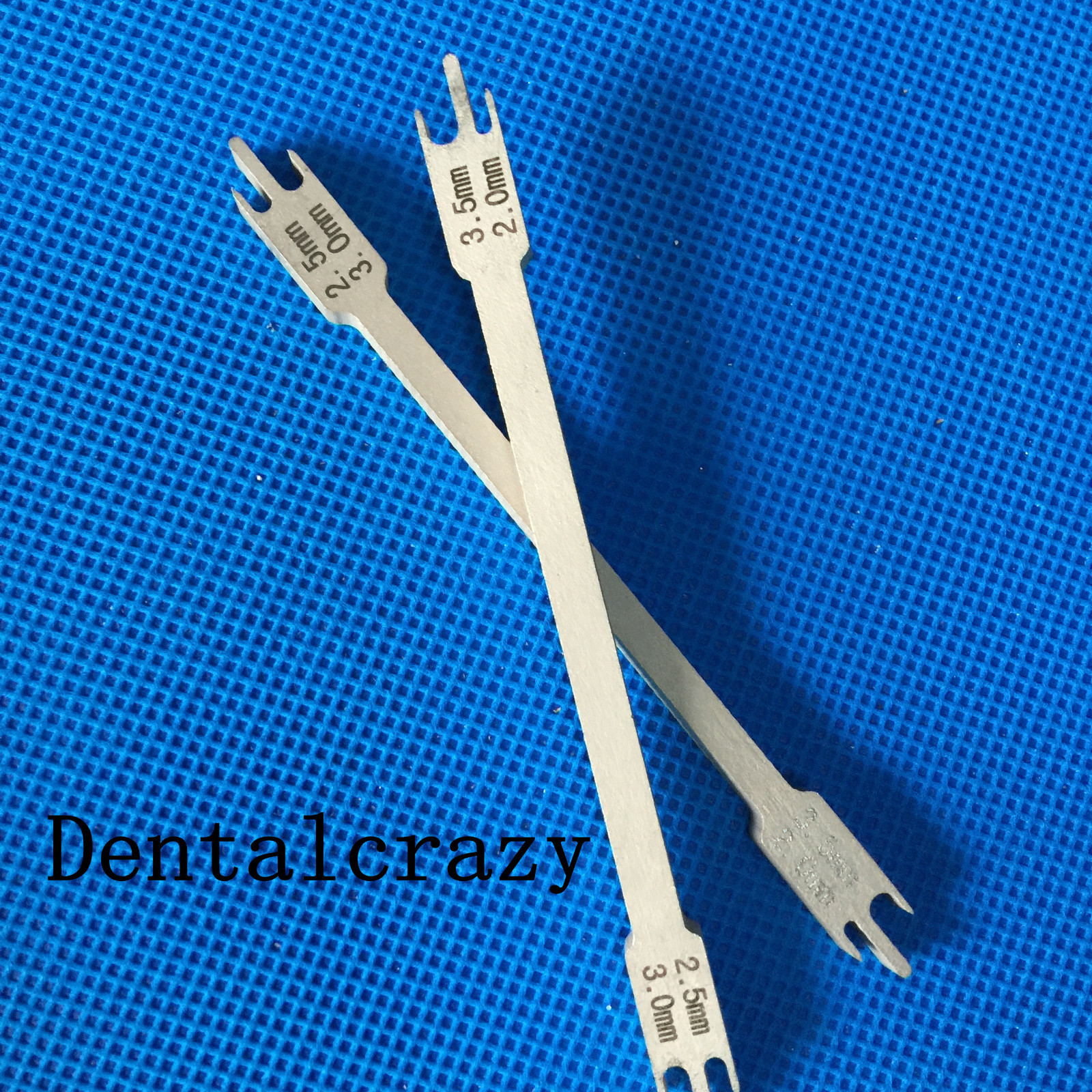 2pcs Small Bracket locator Bracket Gauge Dental Orthodontic Instruments ...