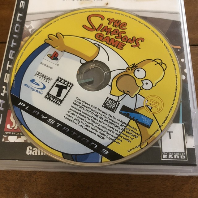 The simpsons game psp case - spinladeg