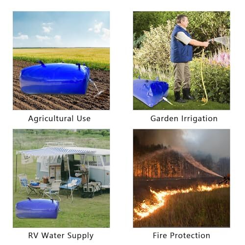 Water Storage Bladder Large Capacity Water Storage Containers 105Gal ...