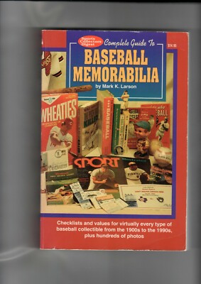 Krause Books Complete Guide to Baseball Memorabilia 1992 Price Guide | eBay