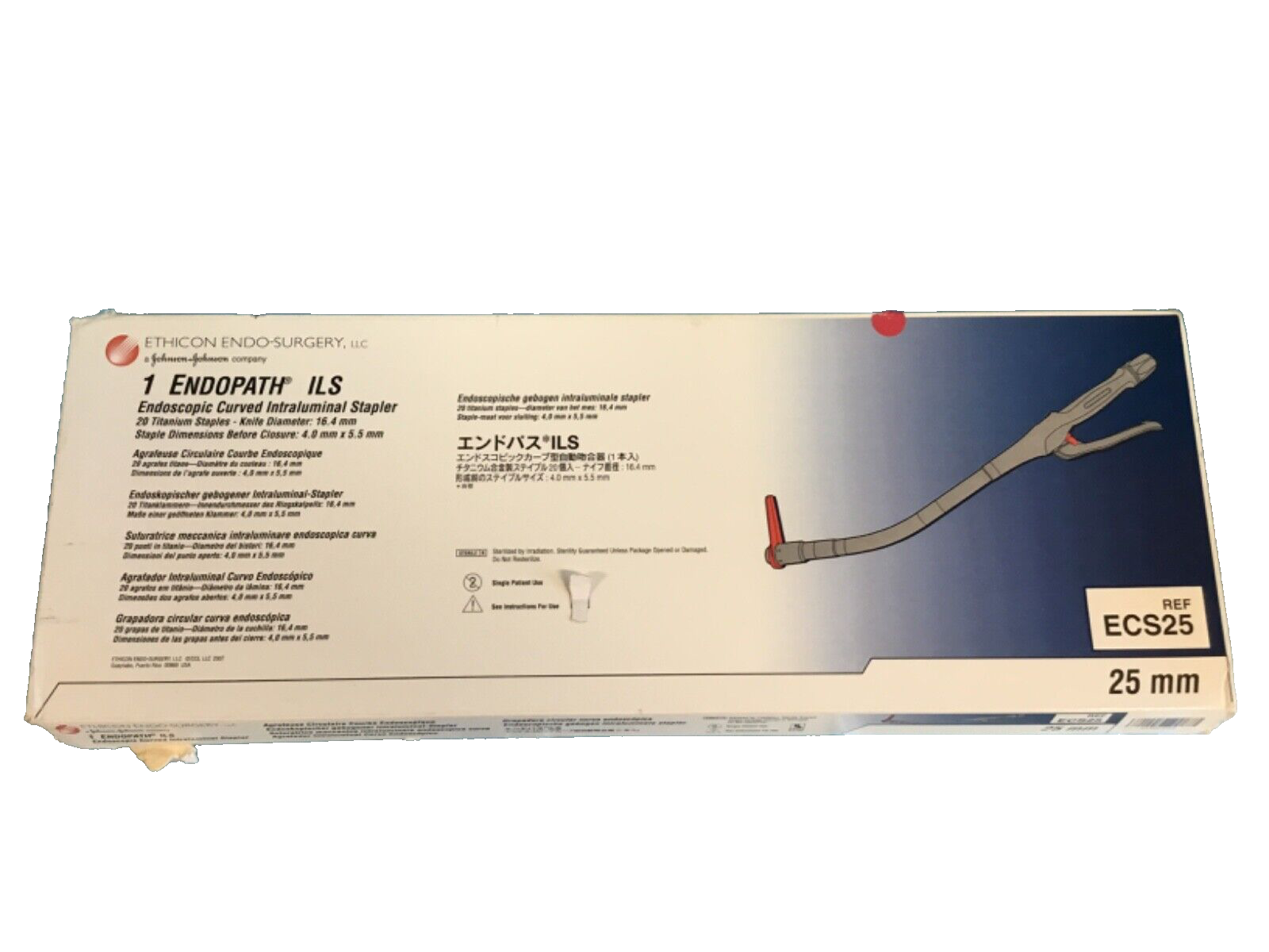Ethicon curved stapler 25mm ecs25 for teaching | eBay