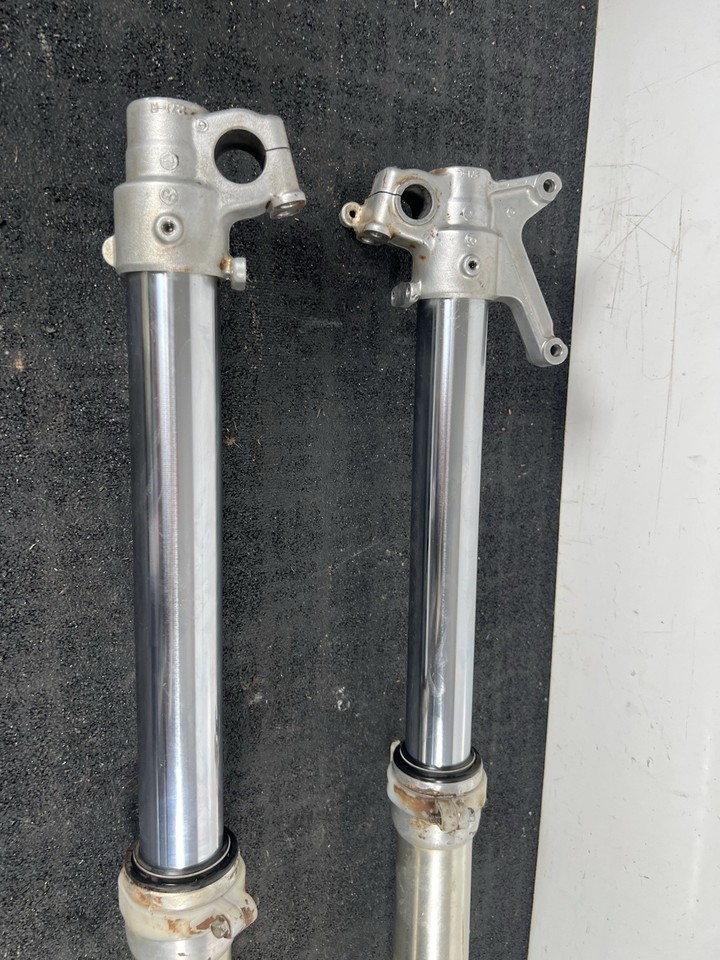 2001-2003 SUZUKI RM250 Front Fork Suspension Forks Triple Tree Clamps ...