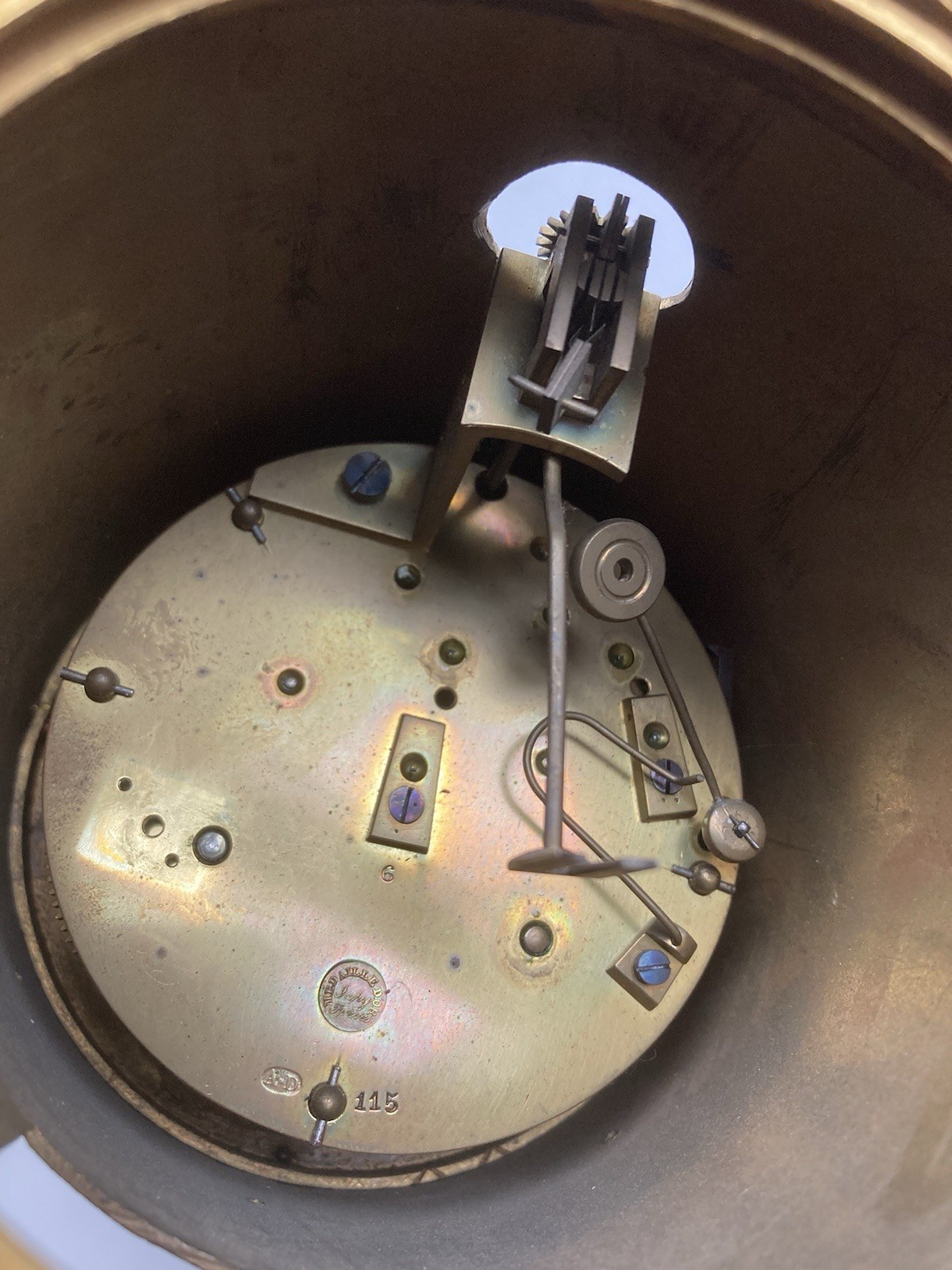 Antique Lassalle French Clock Movement | eBay