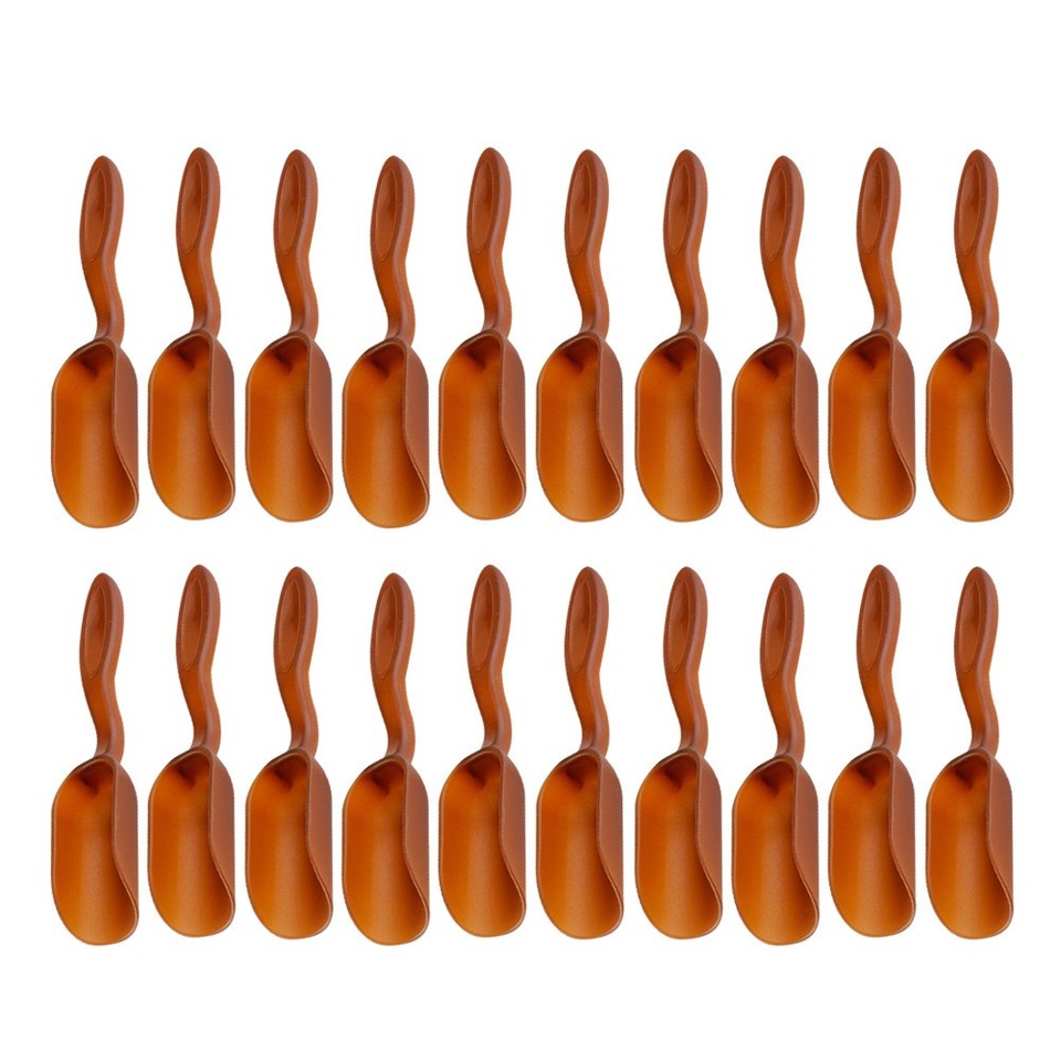 30 PCS Tea Spoon Colors Red Shovels Spoons Soil for Indoor Plants ...