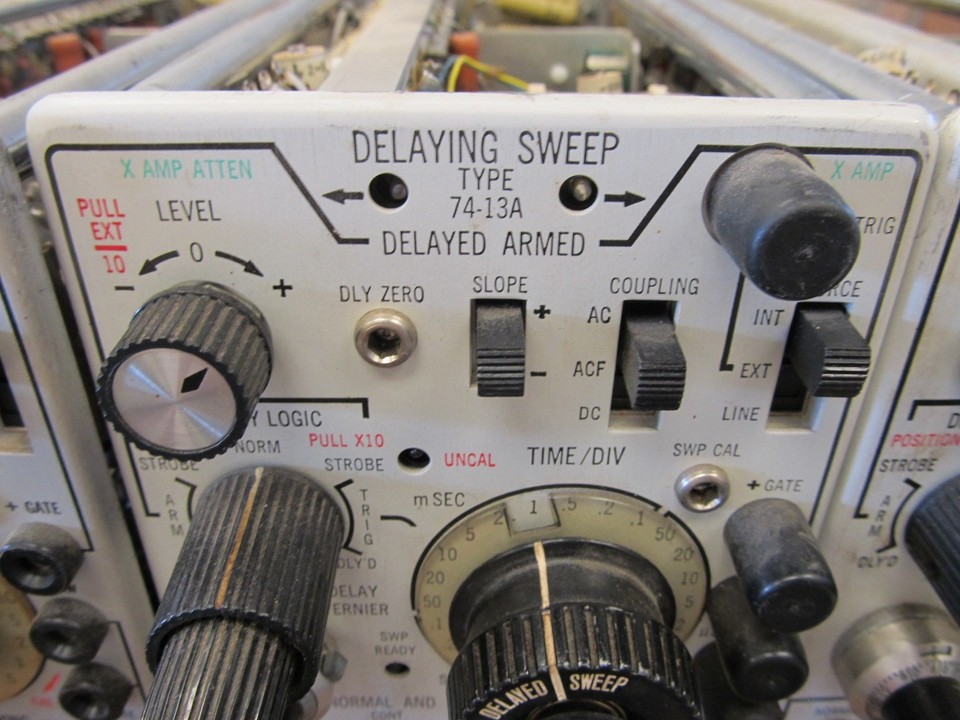 FAIRCHILD DUMONT DELAYED SWEEP 74-13A OSCILLOSCOPE PLUG INS LOT OF 3 ...