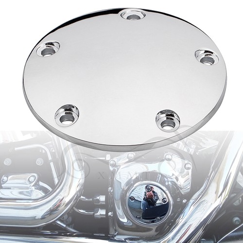 5 Holes Chrome Domed Timing Points Cover for Harley Twin Cam Softail ...
