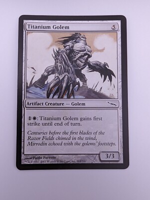 Magic the Gathering TITANIUM GOLEM Mirrodin MTG | eBay