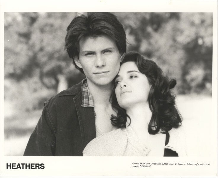 Christian Slater Og Winona Ryder Christian Slater & Winona Ryder 1989