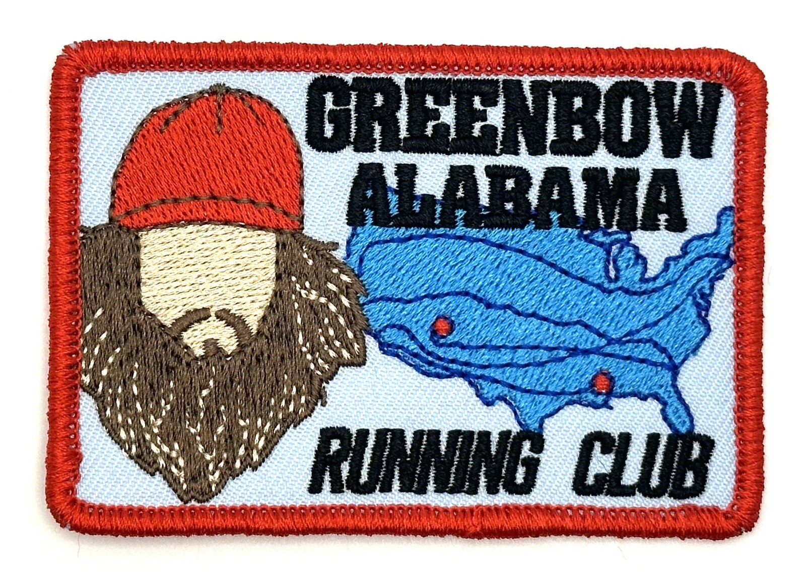 Greenbow Alabama Running Club Forest Gump Movie Patch Vintage Style ...