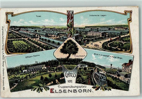 10573773 - Elsenborn Truppenuebungsplatz Infanterie-Lager Offizier ...