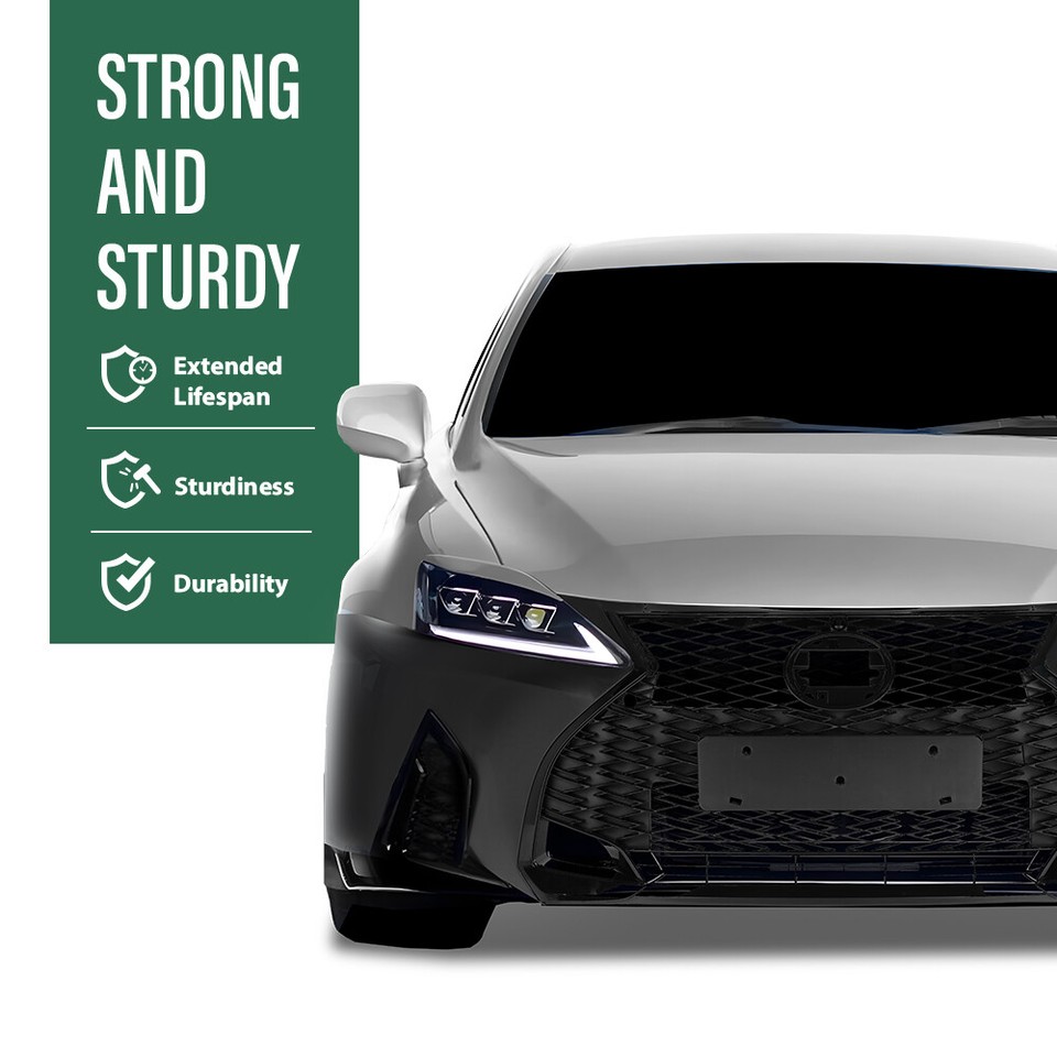 Fit For 06-13 Lexus IS250 IS350 Front Bumper Body Kit Conversion To 21 ...