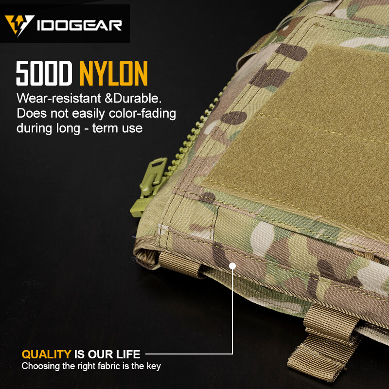 IDOGEAR Pack Zip-on Panel Plate Carrier Back Bag for CPC AVS JPC2.0 ...