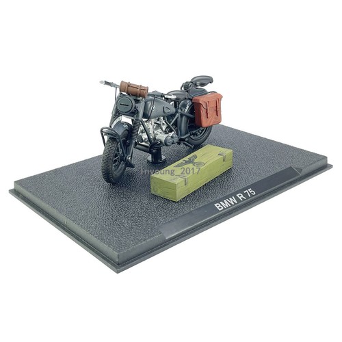 1:24 BMW R 75 1939-1945 Diecast Motorcycle Model Boy Gift Men ...