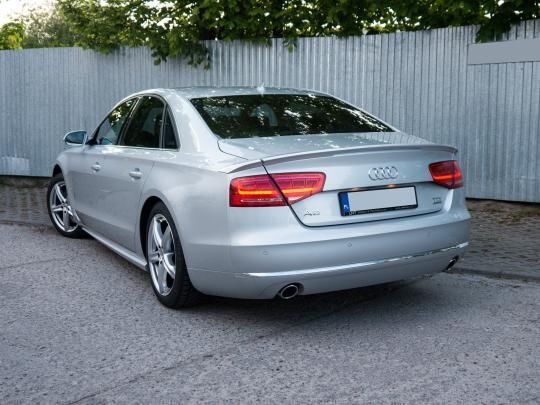 Rear Trunk lid Spoiler lip/ Boot cover trim A Style for Audi A8 S8 D4 ...