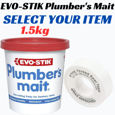 Plumber's Plummers Mait Water Leak Repair Putty Sanitary Joints Thread ...