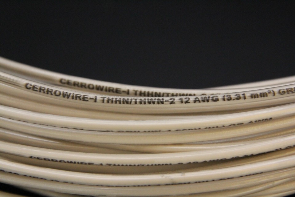 12 AWG THHN/THWN-2 Wire 100 ft -White | eBay