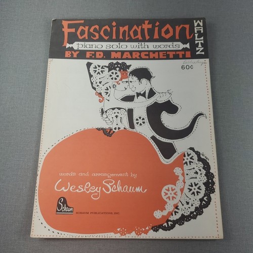 FASCINATION WALTZ ~ Marchetti Sheet Music 1960 Vocals Guitar Piano | eBay