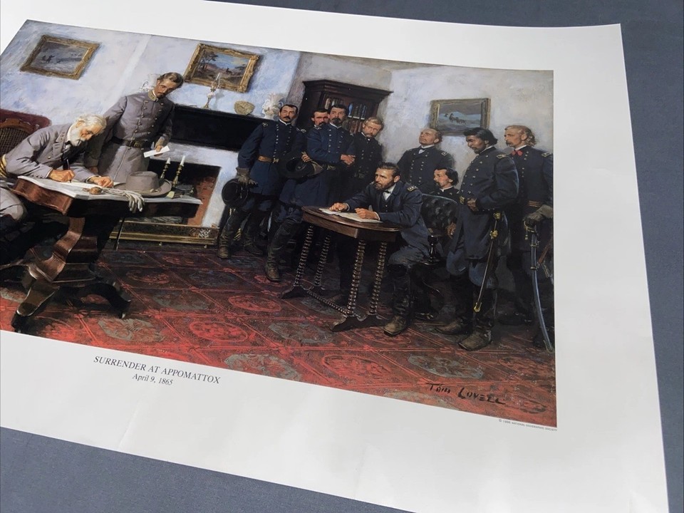Tom Lovell “Surrender At Appomattox” Civil War Art Unframed Print | eBay