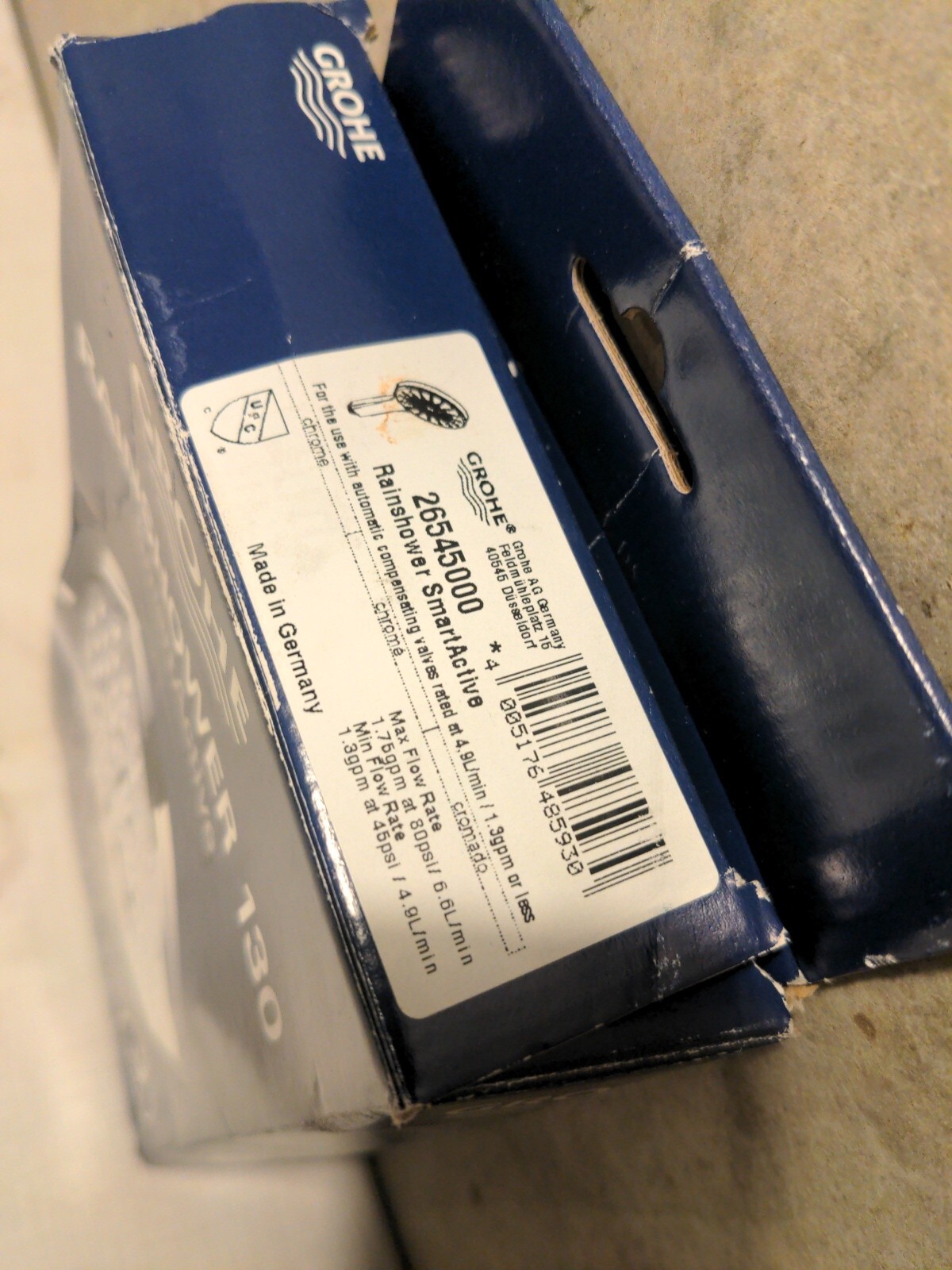 GROHE 26 545 Rainshower 1.75 GPM Multi Function Hand Shower - Chrome ...