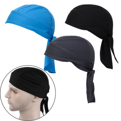 Doo Rags Skull Cap Moisture Wicking Beanie Sun UV Protection Helmet ...