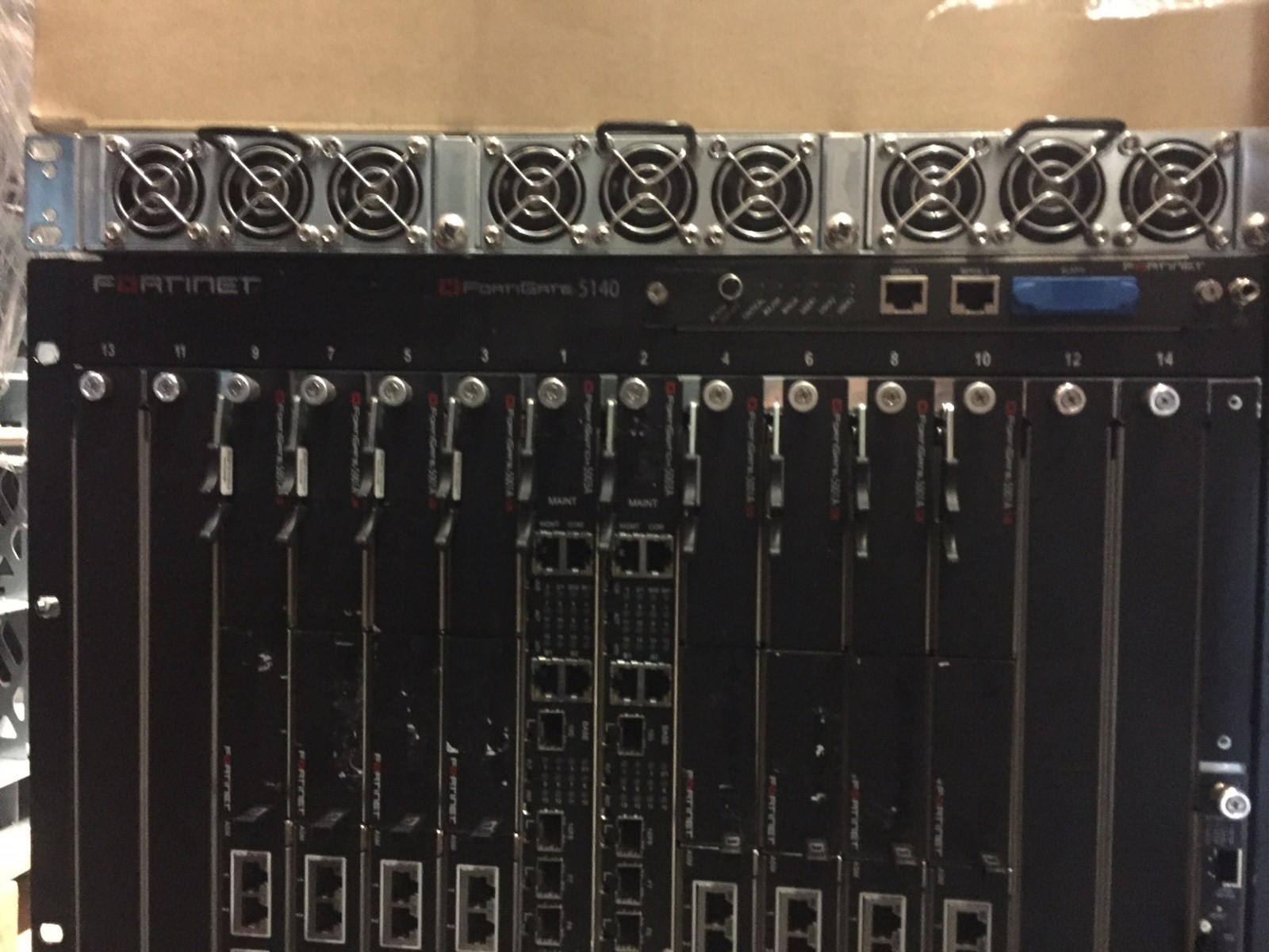 Fortinet Fortigate FG-5140 w/ 2 x FS-5003A 8 x FG-5001A-SW and AC power ...