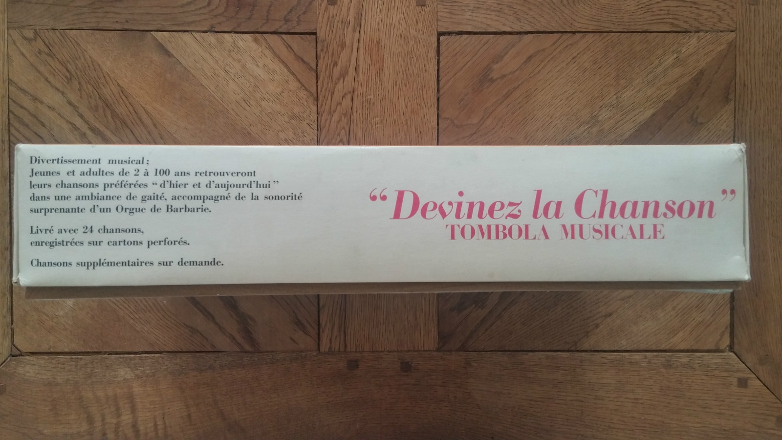 Jeu Vintage « Devinez La Chanson ? » Tombola Musicale Rare Voir ...