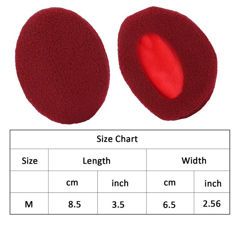 4 Pairs Ear Mitts Bandless Ear Muffs For Men & Women, Soft Fleece Ear ...