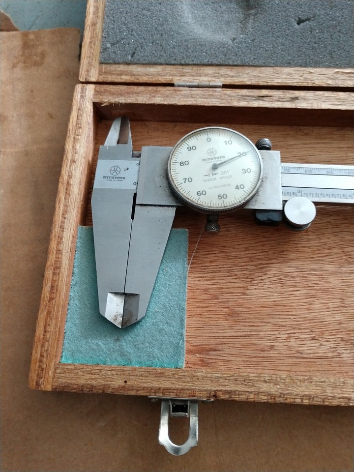 MITUTOYO 12 Inch DIAL CALIPER NO 505-645-50 w/ CASE | eBay